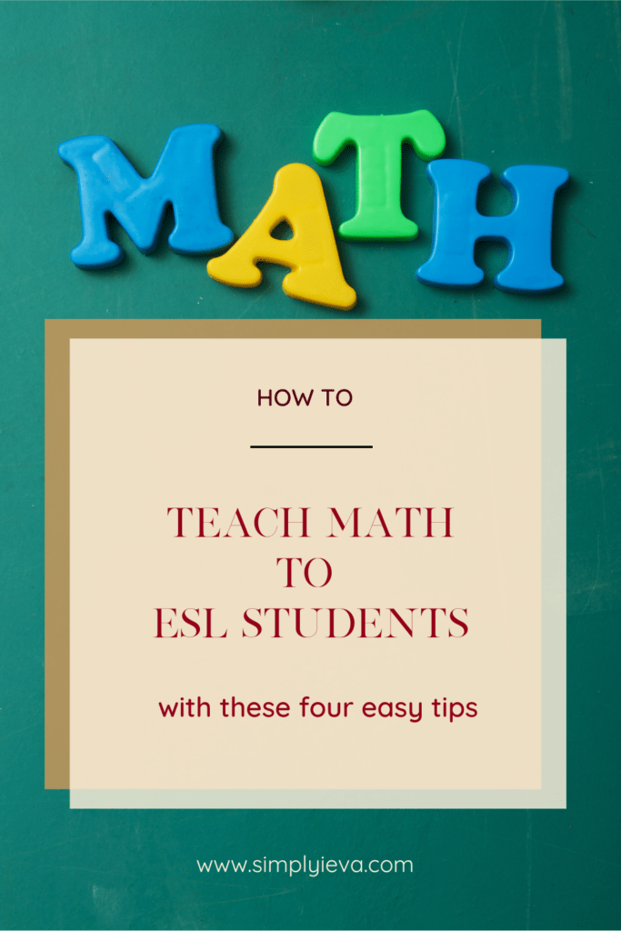 Wondering How To Teach Math To ESL Students Start With These Four Tips Wondering How To Teach Math To ESL Students Start With These Four Tips