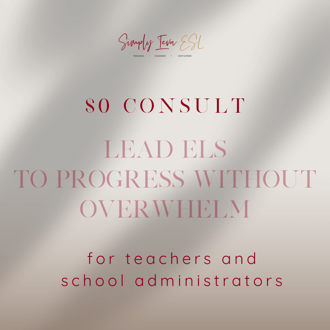 Lead ELs to Progress - Simply Ieva